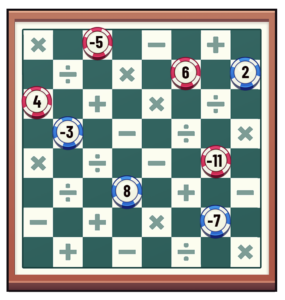 How to Play Damath - Damath Math Checkers